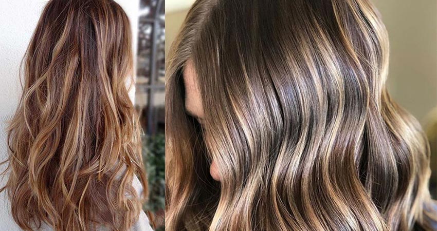 هایلایت نسکافه ای روی موی قهوه ای | دانشنامه سیب