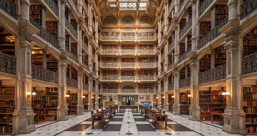 قشنگ ترین کتابخانه های تهران | دانشنامه سیب